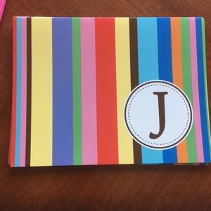 Office | Stationary Letter J Note Set | Poshmark